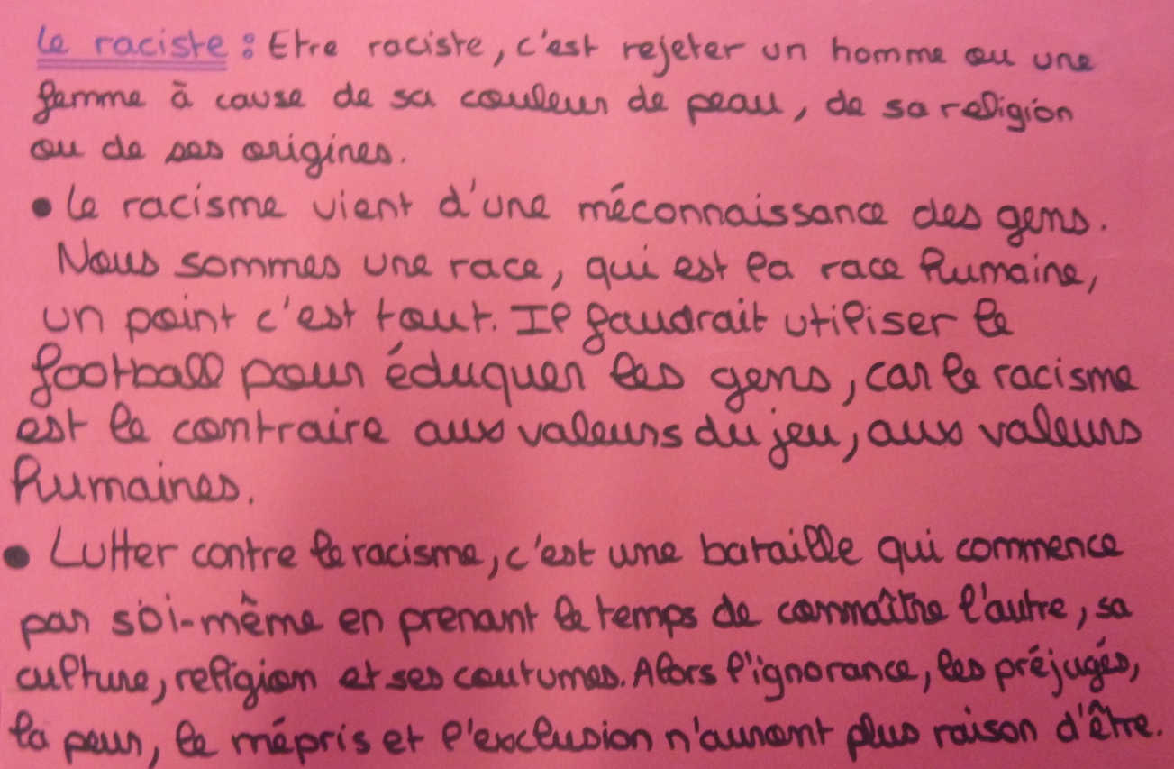 Vivre ensemble en luttant contre le racisme 4e3